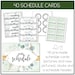 Eucalyptus and Gold Classroom Decor | Classroom Schedule - Etsy