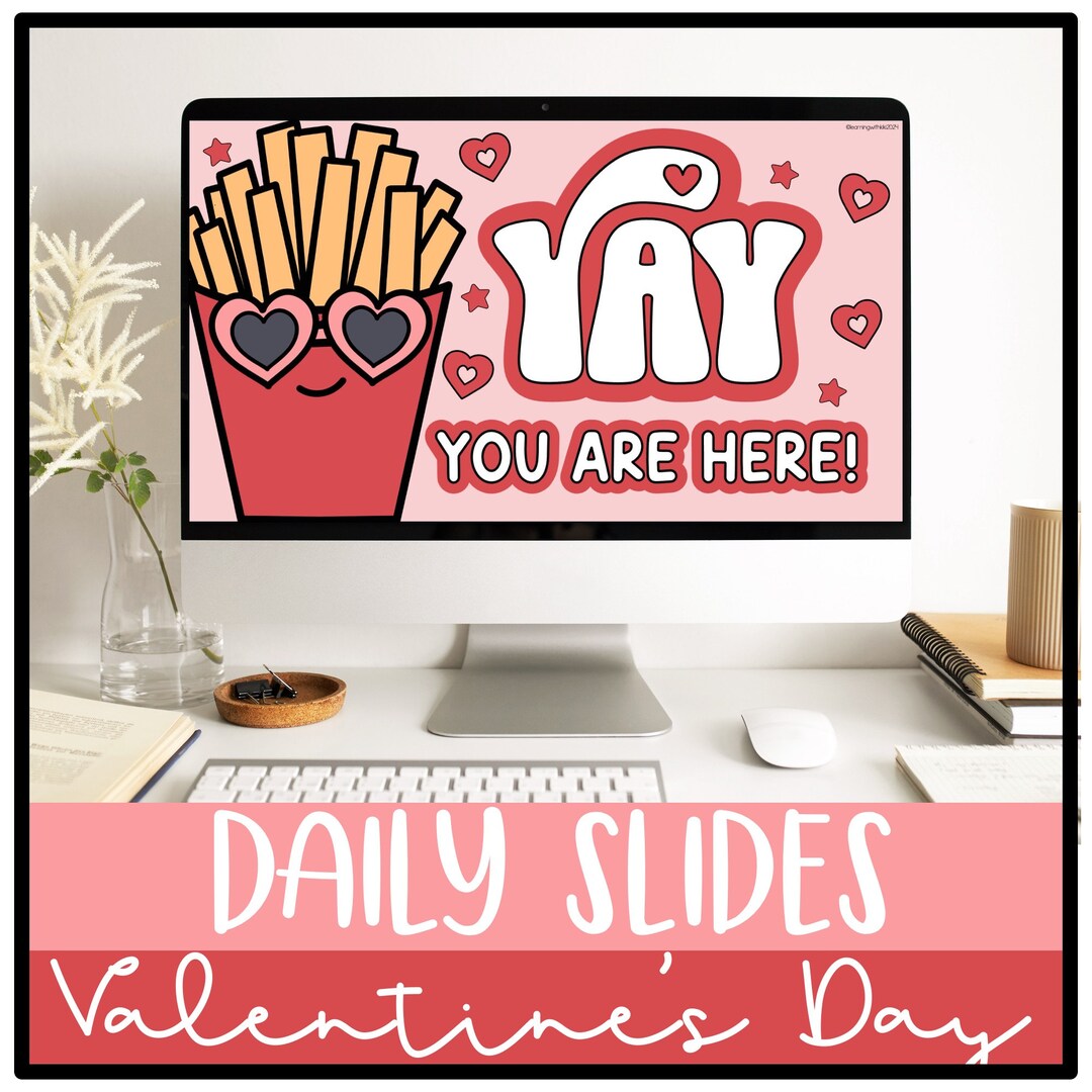 Valentine's Day Daily Google Slides and Powerpoint Templates With ...
