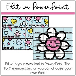 Teacher Toolbox Labels, Happy Brights Classroom Decor, Editable, Bright ...