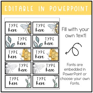 Bee Teacher Toolbox Template Bee and Eucalyptus Classroom - Etsy