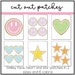 Retro Pastel Bulletin Board Letters | Smile Patches - Etsy