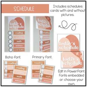 BOHO NEUTRALS Classroom Decor Bundle | Editable | Boho Rainbow - Etsy