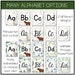 Eucalyptus and Gold Alphabet Posters | Botanical Classroom Decor ...