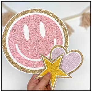 Retro Pastel Bulletin Board Letters | Smile Patches - Etsy