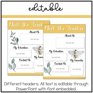 Bee Classroom Decor | Meet the Teacher | Teacher Letter - Etsy