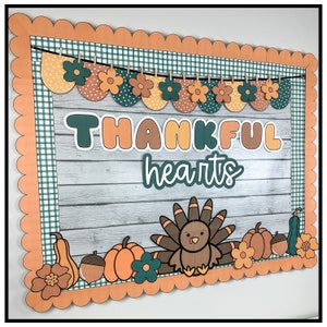 Thanksgiving Bulletin Board Kit, Classroom Decor - Etsy