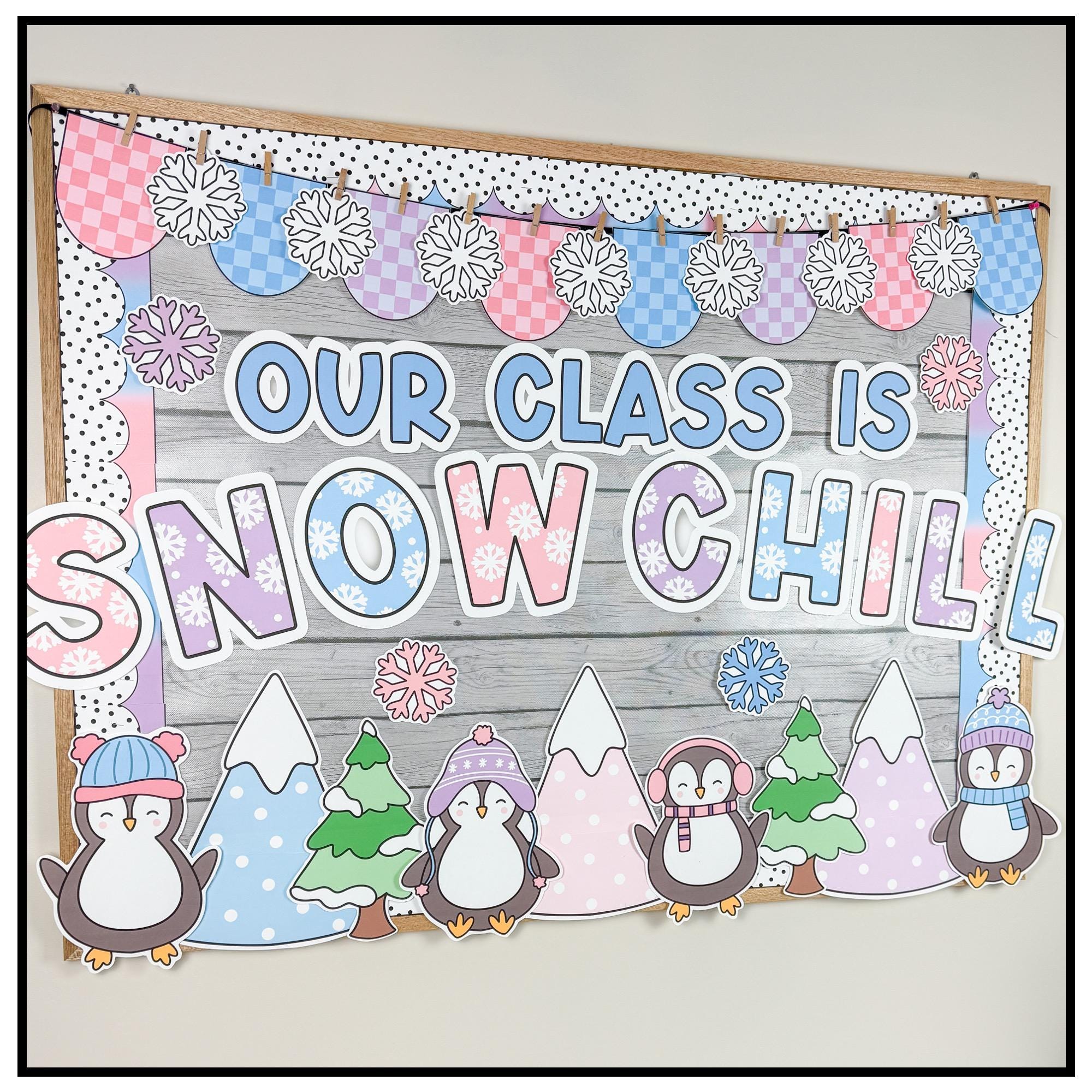 Winter Bulletin Board Kit | Classroom Decor | January Classroom Decor ...