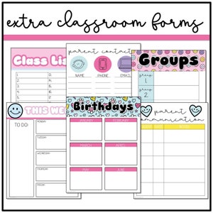 Happy Brights Binder Covers, Editable, Classroom Decor, Teacher Binder ...