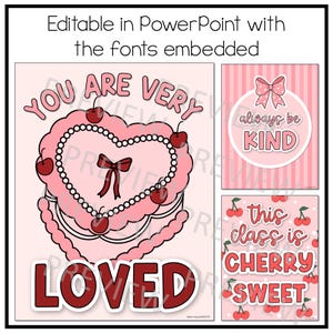 Valentine's Day Classroom Posters | Classroom Decor | Coquette ...