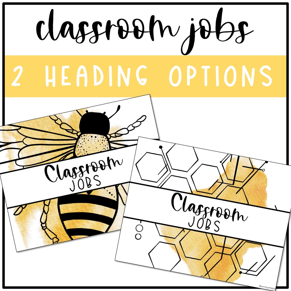 Bee Classroom Decor Classroom Jobs - Etsy