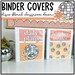 Disco Floral Binder Covers, Editable, Retro Groovy Classroom Decor ...