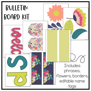 Spring Bulletin Board Kit | Classroom Decor - Etsy