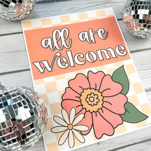 Disco Floral Classroom Posters, Inspirational, Disco Groovy Classroom ...