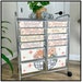 Retro 10 Drawer Rolling Cart Label, Retro Cart Labels, Groovy Classroom ...