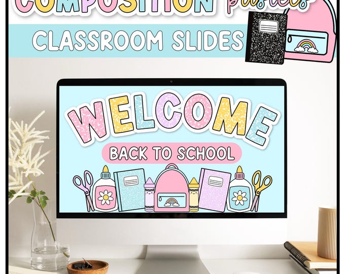 Back to School Bulletin Board Kit, Classroom Decor, Pastel Trendy ...