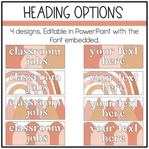 Boho Neutrals Classroom Decor | Classroom Jobs for Students ...