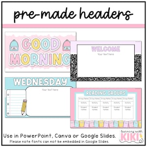 Back to School Powerpoint and Google Slides™ Templates for Teachers ...