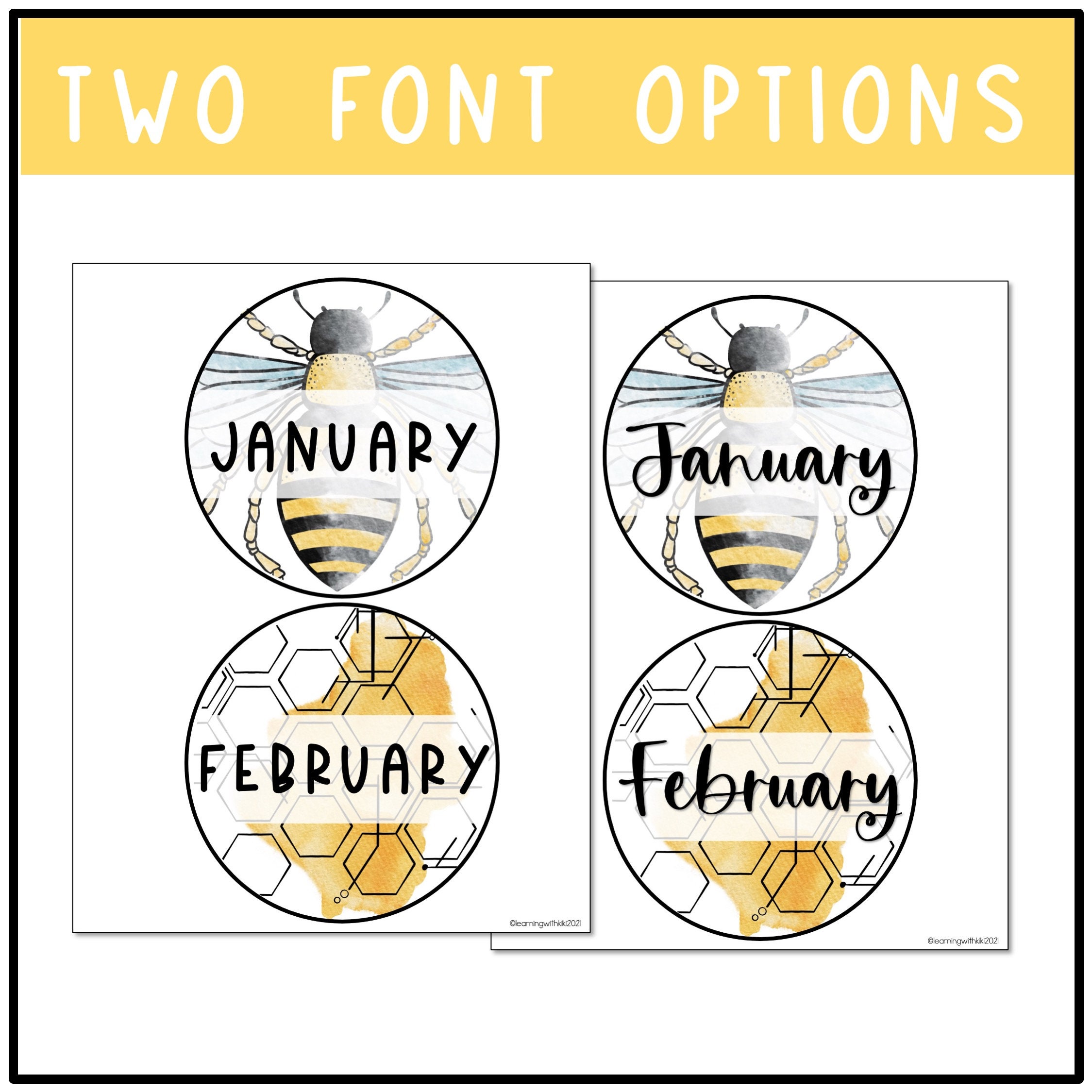 Bee Birthday Display Bulletin Board Bee Eucalyptus - Etsy Australia