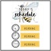 Bee Classroom Decor | Schedule - Etsy