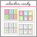 Retro Pastel Calendar | Pocket Chart | Happy Classroom Decor - Etsy