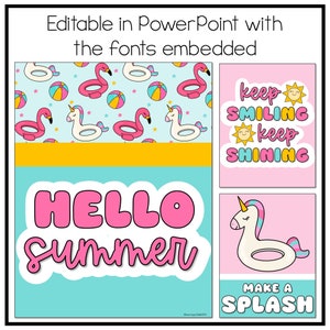 Summer Classroom Posters, Classroom Decor - Etsy