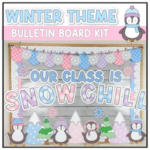 Winter Bulletin Board Kit | Classroom Decor | January Classroom Decor ...