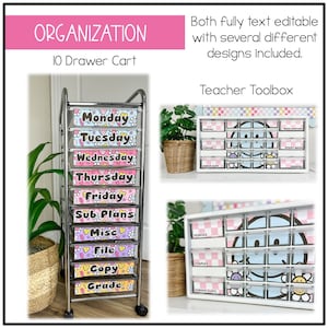 Happy Brights Classroom Decor Bundle, Editable, Classroom Theme, Bright ...