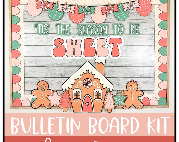 Valentine's Day Bulletin Board Kit | Classroom Decor | Retro | Fries ...