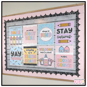 Back to School Classroom Posters | Classroom Decor | Composition ...