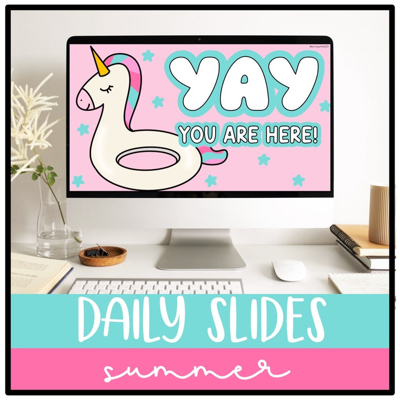 Summer Slides Google and Powerpoint Templates With Timers, Classroom ...