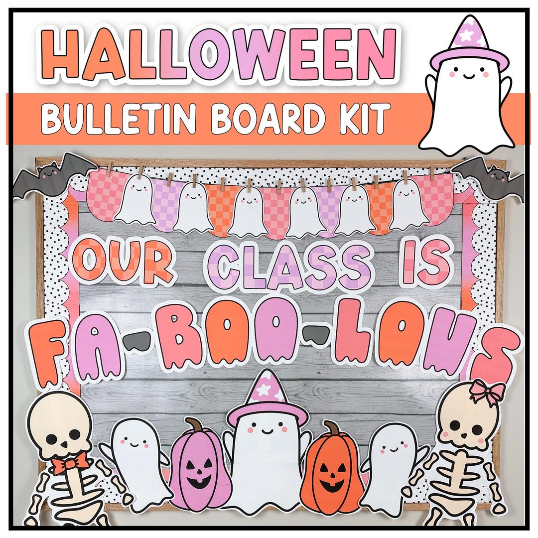 Halloween Bulletin Board Kit | Bulletin Board Kit | October Bulletin ...