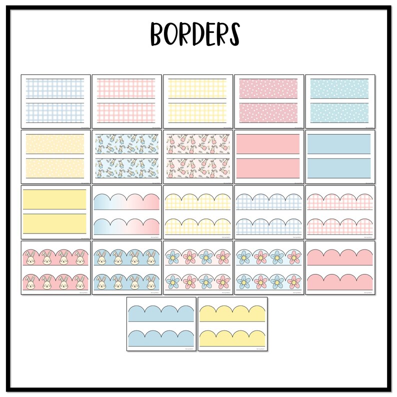 Easter Bulletin Board Kit, Classroom Decor - Etsy