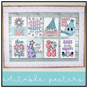 New Years Classroom Decor Bundle, Bulletin Board, Posters, Classroom ...
