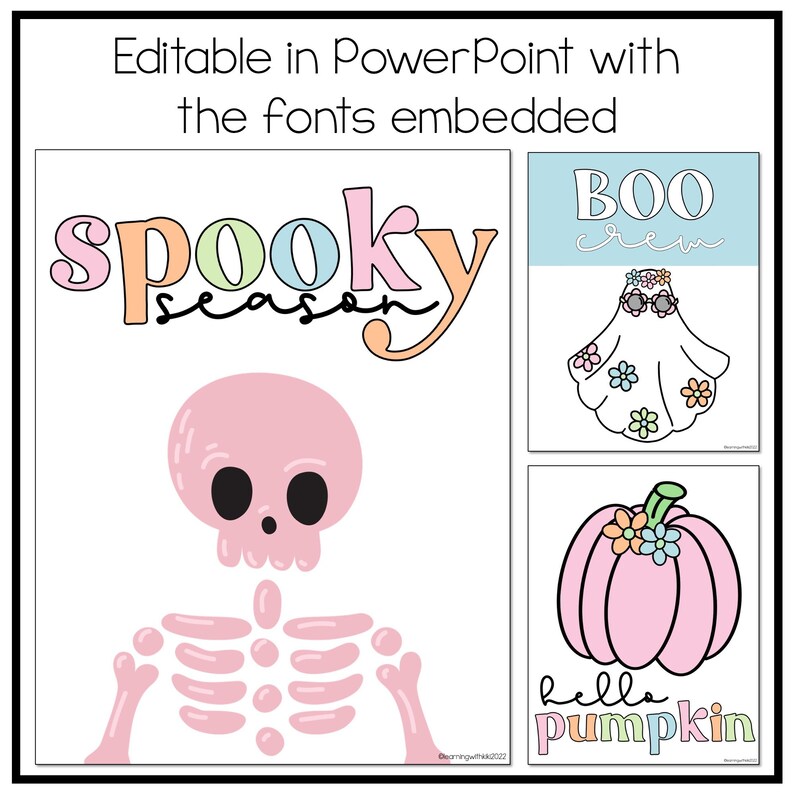 Halloween Classroom Posters Classroom Decor Retro - Etsy