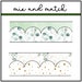 Eucalyptus and Gold Bulletin Board Borders | Botanical | Greenery ...