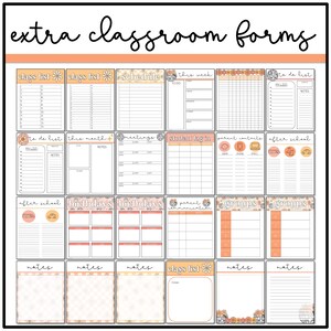 Disco Floral Binder Covers, Editable, Retro Groovy Classroom Decor ...