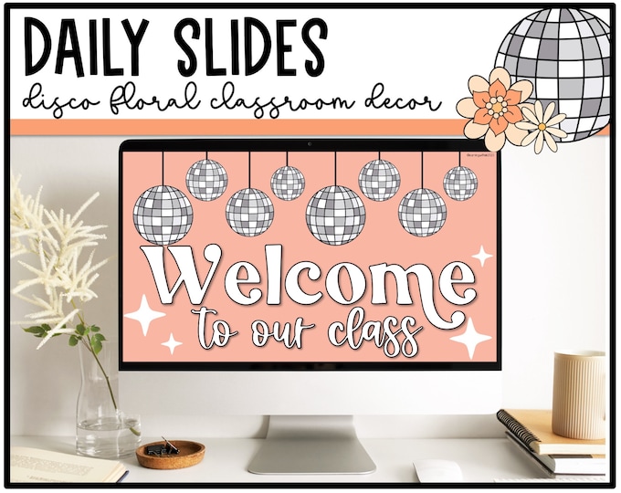 Disco Floral Meet the Teacher | Teacher Introduction Letter | Retro ...