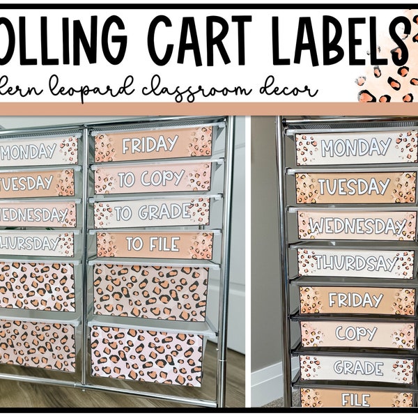 Cheetah Labels - Etsy