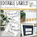 Bee Teacher Toolbox Template Bee and Eucalyptus Classroom Decor - Etsy
