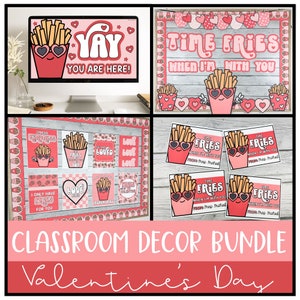 Valentines Day Classroom Decor Bundle, Bulletin Board, Posters ...