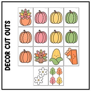 Thanksgiving Bulletin Board Kit, Classroom Decor, November Bulletin ...