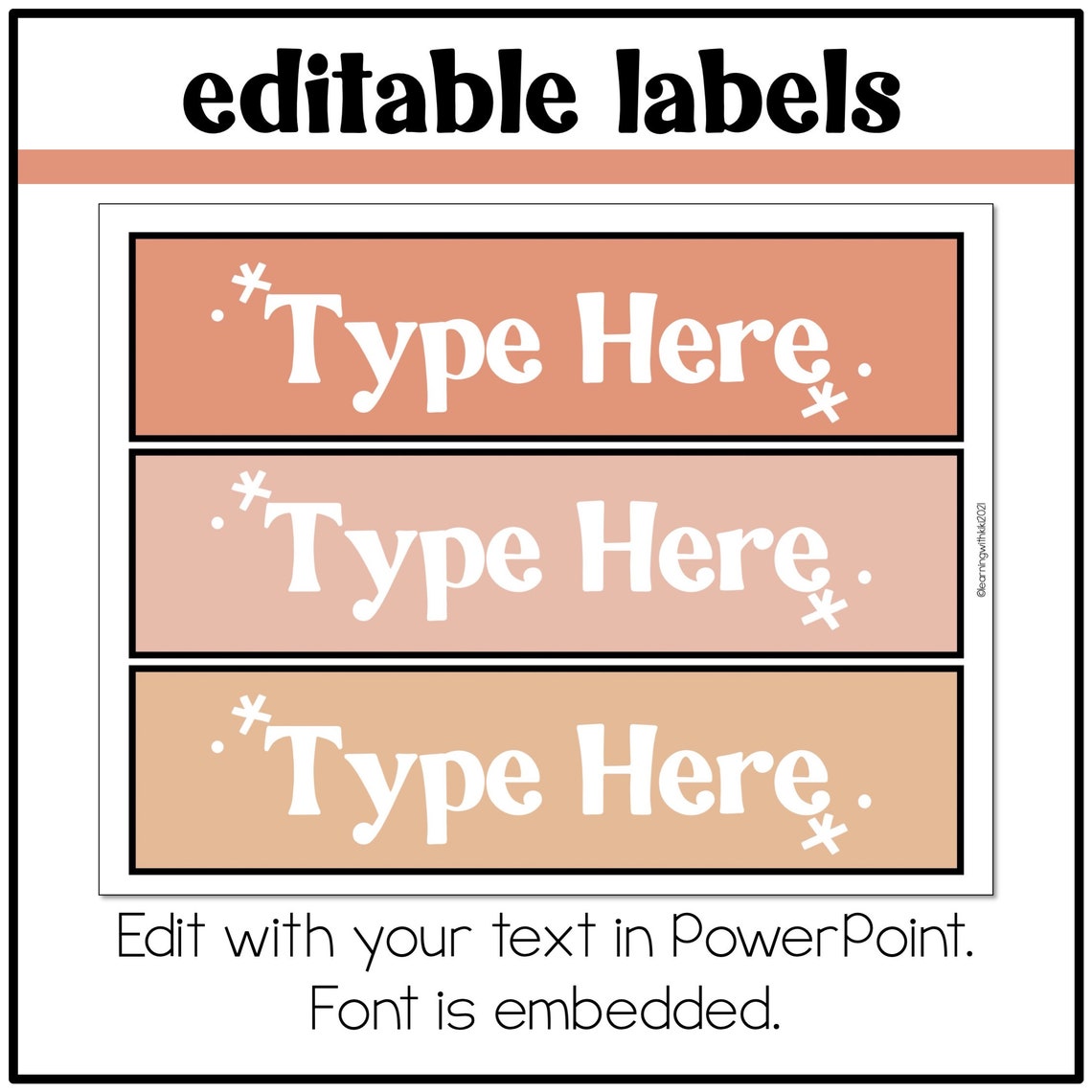 Boho Neutrals 10 Drawer Rolling Cart Labels Teacher Cart | Etsy