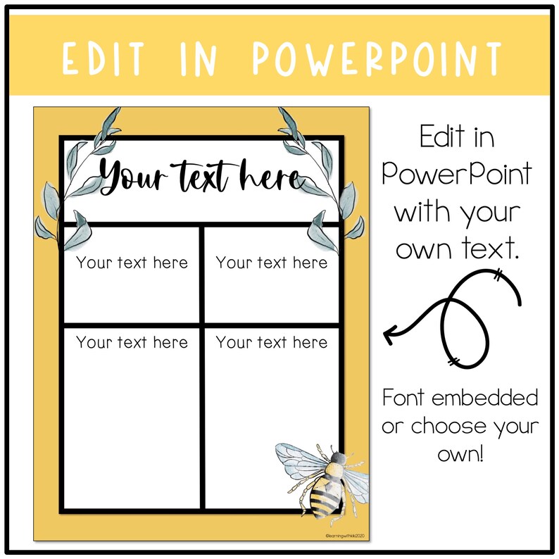 Bee Classroom Decor Classroom Newsletter - Etsy