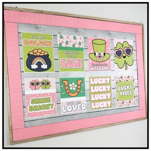 St. Patrick's Day Classroom Posters | Classroom Decor | Retro - Etsy