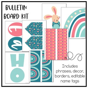 Easter Bulletin Board Kit | Classroom Decor - Etsy