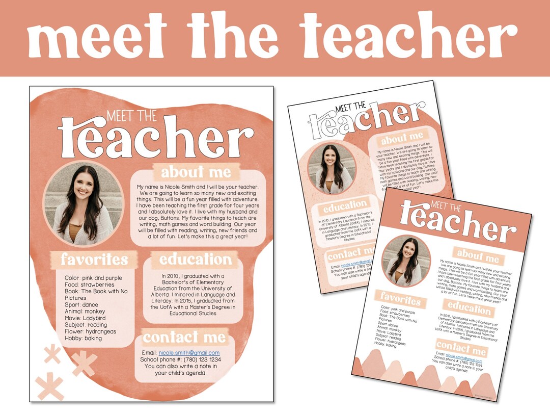 Boho Neutrals Classroom Decor | Meet the Teacher | Teacher Letter - Etsy