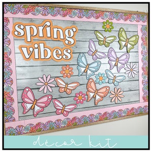 Spring Classroom Decor Bundle, Bulletin Board, Posters, Classroom ...
