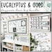 Eucalyptus and Gold Binder Covers Editable Botanical Classroom Decor - Etsy