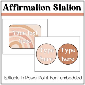 BOHO NEUTRALS Door Display | Affirmation Station | Boho Raimbow ...