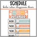 Boho Retro Classroom Decor, Classroom Schedule, Editable - Etsy
